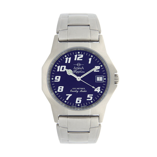Adina Country Master Gents S/S Blue 37.36mm NK150 S6FB SA – Granbergs ...